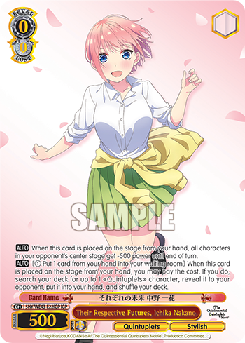 (IGP) 0/0 Ichika (Quintuplets/Stylish) – Sentinel Games